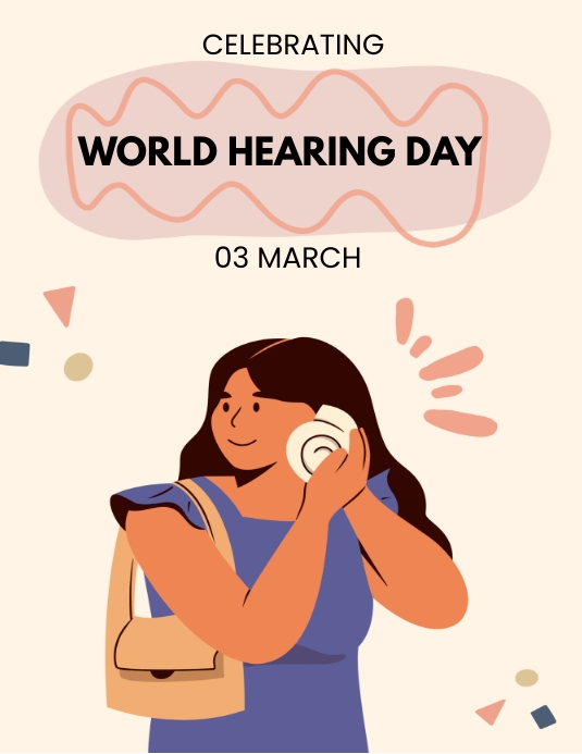 world hearing day instagram poster Template | PosterMyWall