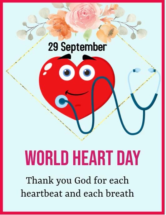 world heart day, celebrate heart day (1) Template | PosterMyWall