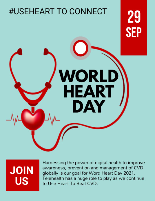 World heart day,event Template | PosterMyWall