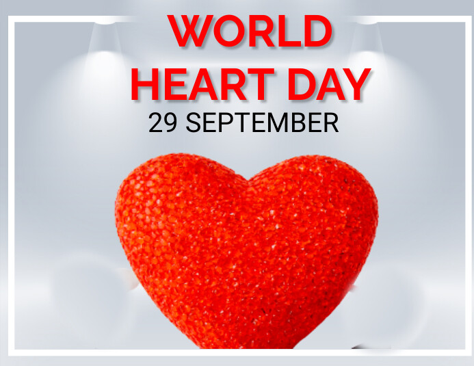 Copy of World heart day design flyer | PosterMyWall