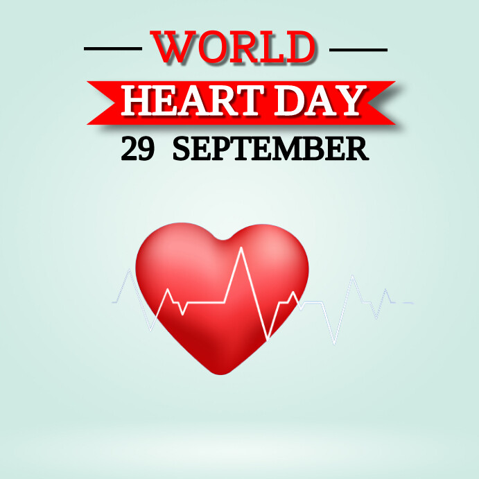 Plantilla de World heart day design flyer | PosterMyWall