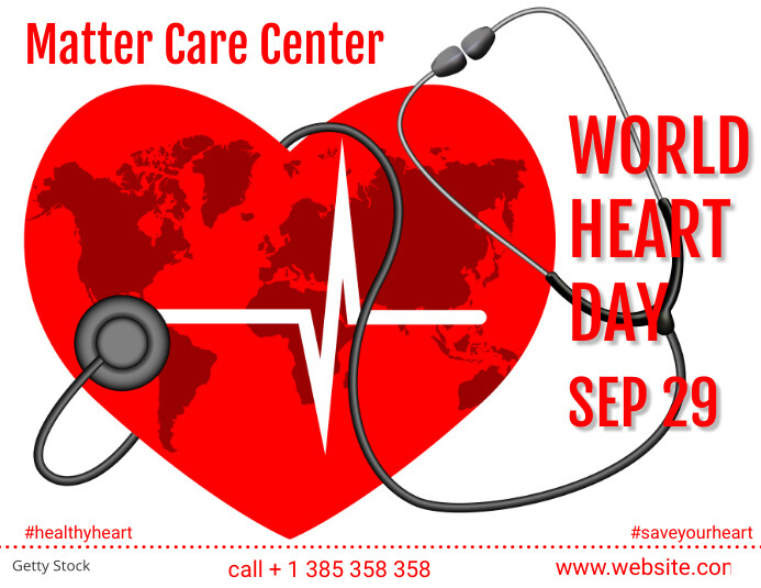 World Heart Day Template | PosterMyWall