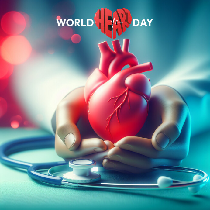 World Heart Day Instagram Post Template | PosterMyWall
