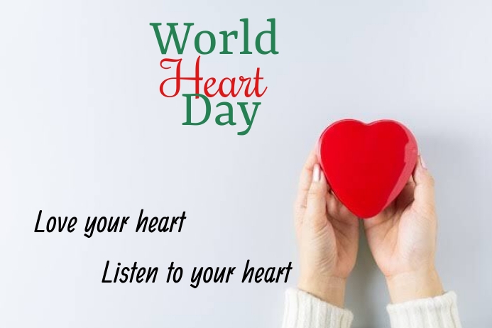 world heart day poster Template | PosterMyWall