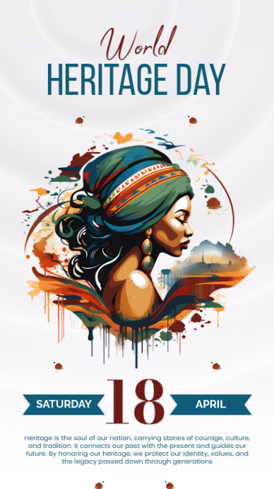 World Heritage Day poster Template | PosterMyWall