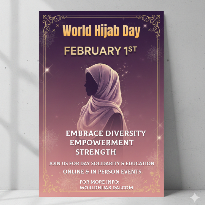 Copy of World hijab day flyer | PosterMyWall