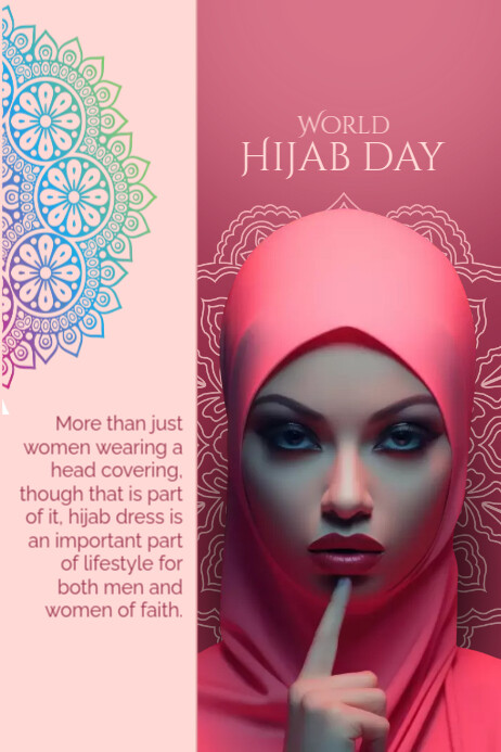 World Hijab Day Poster Template | PosterMyWall