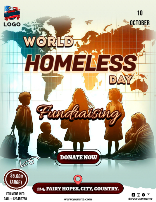 World Homeless Day Template | PosterMyWall