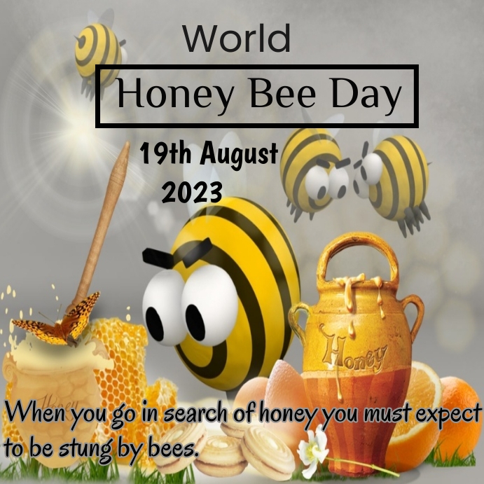 Copy of World honey bee day instagram post | PosterMyWall