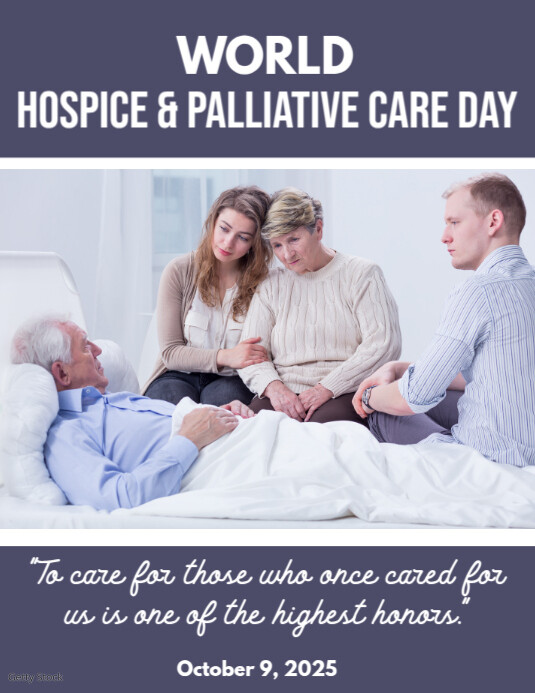 World Hospice and Palliative Care Day post Template | PosterMyWall