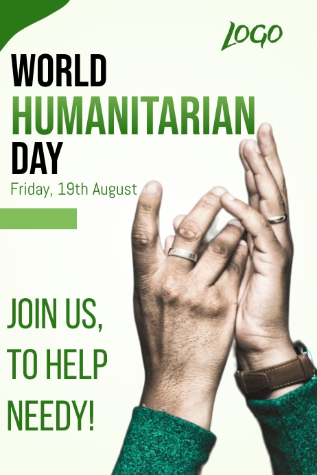 World Humanitarian Day Template | PosterMyWall