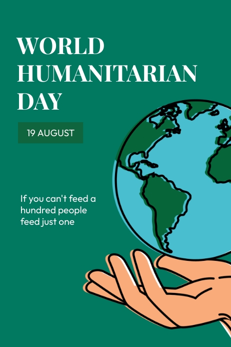 World Humanitarian Day Template | PosterMyWall