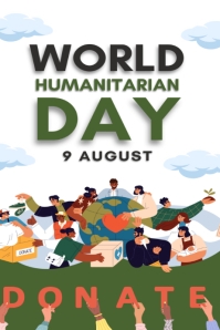 Plantilla de world humanitarian day 2023 | PosterMyWall