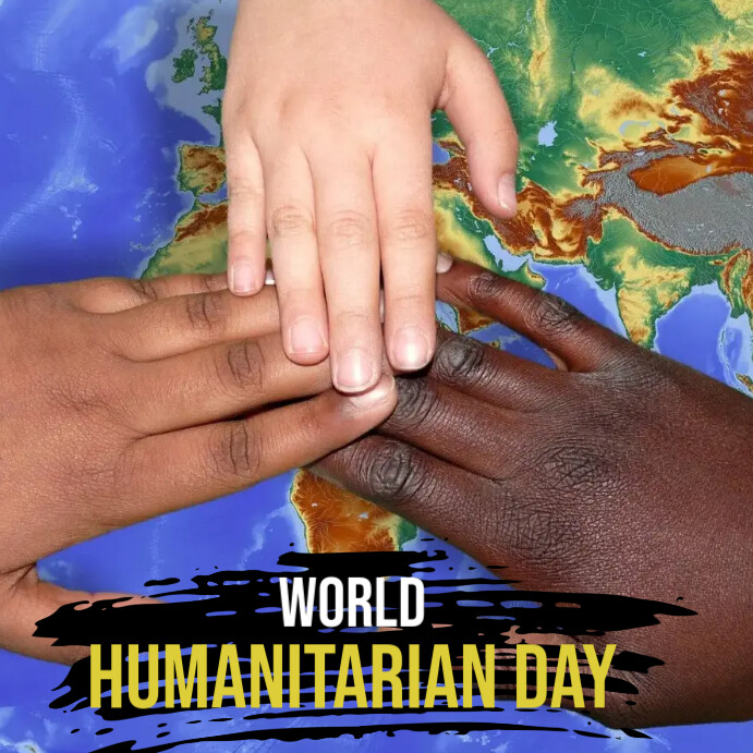 World Humanitarian Day Instagram Post Template | PosterMyWall