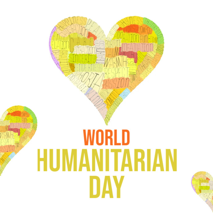 World Humanitarian Day Instagram Post Template | PosterMyWall