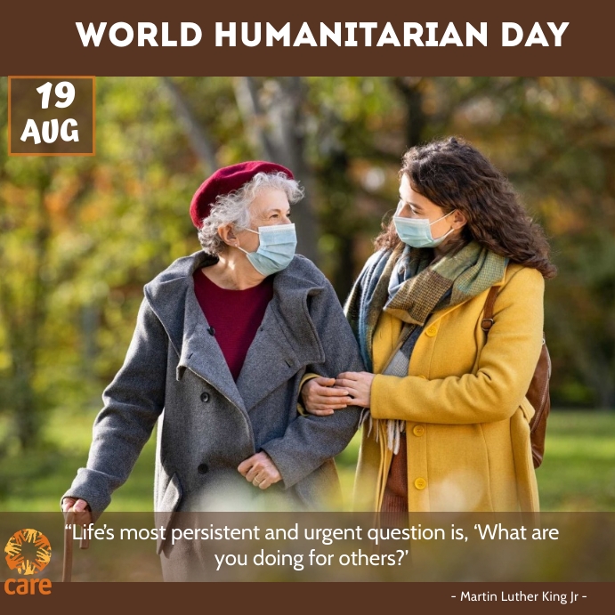 Copy of World Humanitarian Day Quote | PosterMyWall