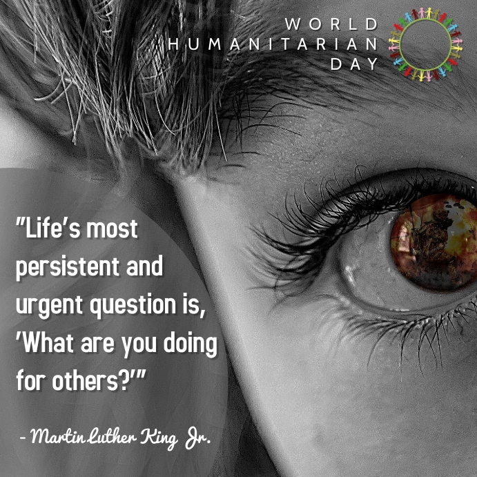 World Humanitarian Day Quotes Template | PosterMyWall