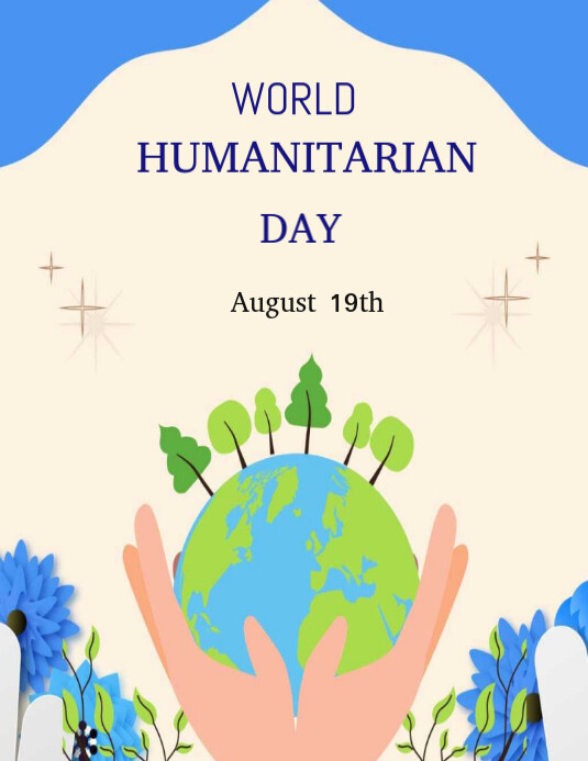 World humanitarian day template 2025 | PosterMyWall