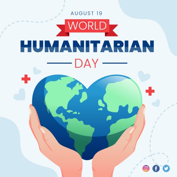 World humanitarian day template | PosterMyWall
