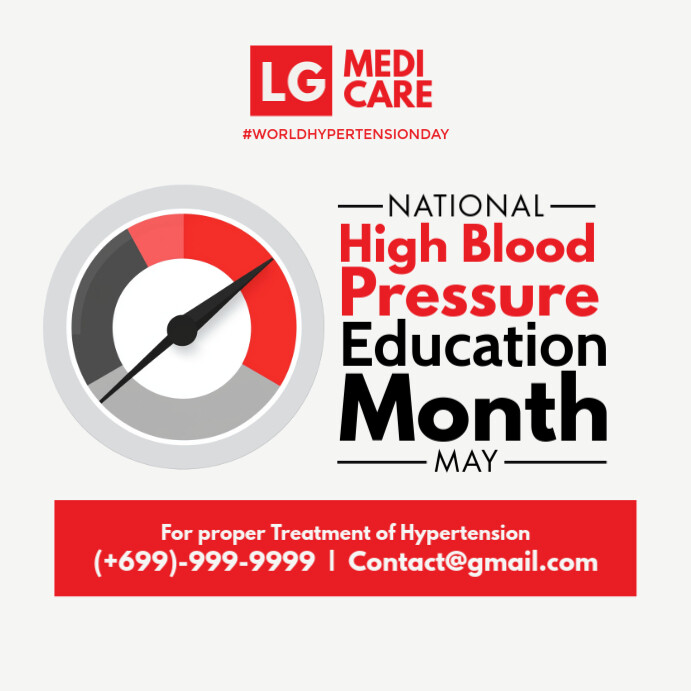 World Hypertension Day 2025 Template | PosterMyWall