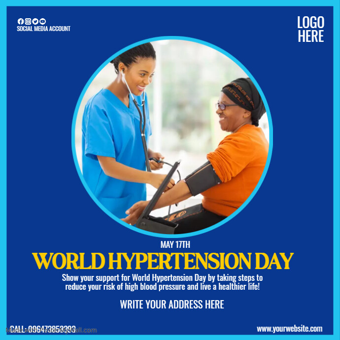 World Hypertension Day Template | PosterMyWall