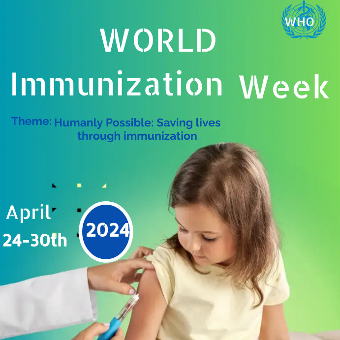 Plantilla de World immunisation week flyer template | PosterMyWall