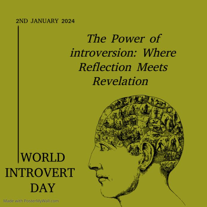 World introvert Day Template | PosterMyWall