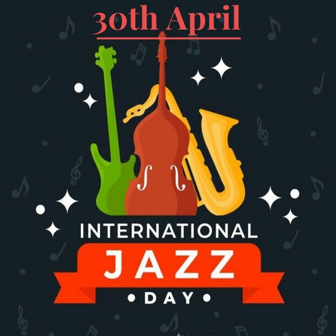 World jazz day instagram post Template | PosterMyWall