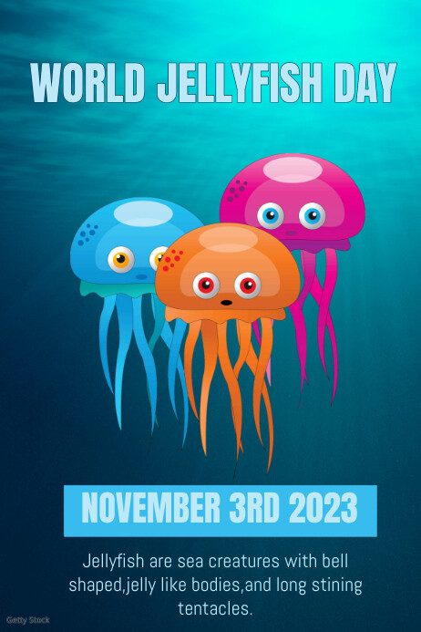 World jelly fish day Template | PosterMyWall