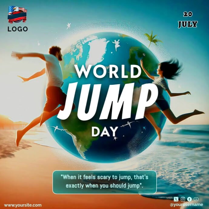 Plantilla de World Jump Day | PosterMyWall