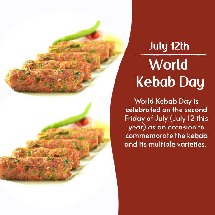 world kebab day Template | PosterMyWall