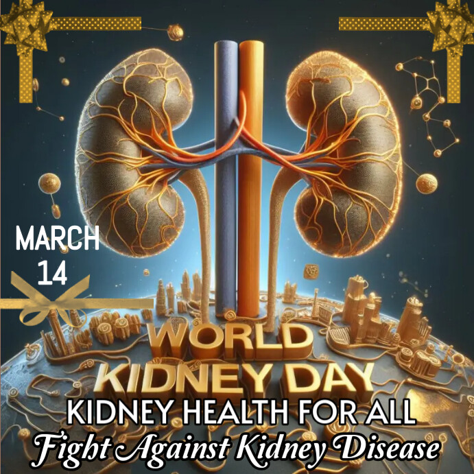 World kidney day poster design Template | PosterMyWall