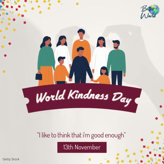 World Kindness Day Awareness Post Template | PosterMyWall