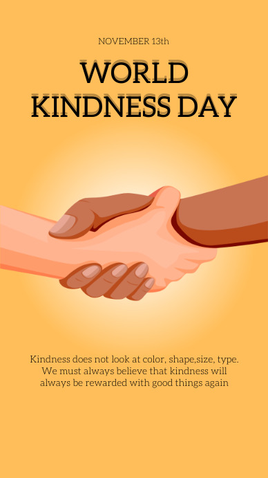 World Kindness Day Template | PosterMyWall