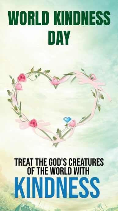 World Kindness Day Flyer Template | PosterMyWall