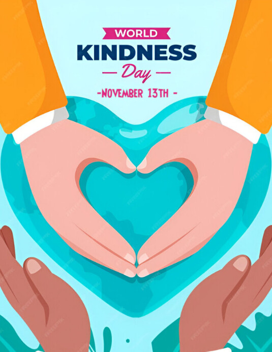 Plantilla de World Kindness Day Flyer Template | PosterMyWall