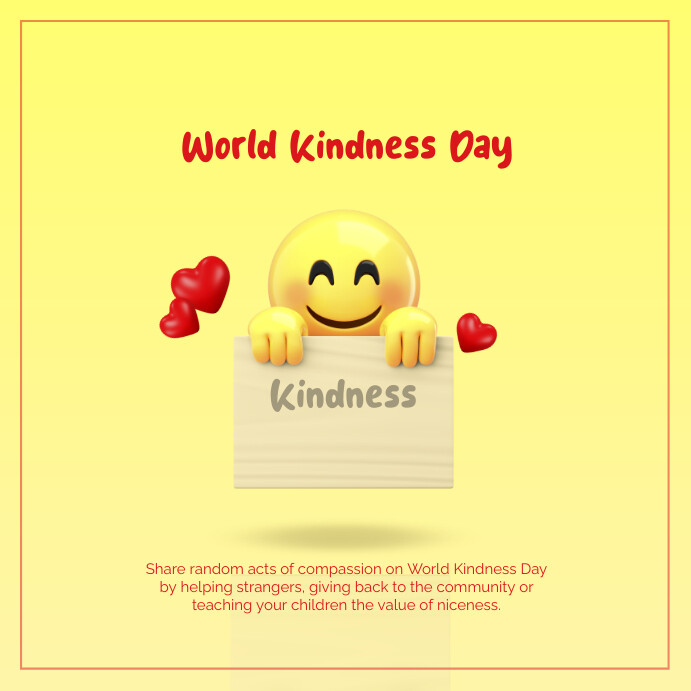 Plantilla de World Kindness Day Instagram Post | PosterMyWall