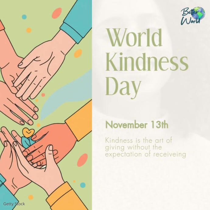 World Kindness Day Square Post Template | PosterMyWall