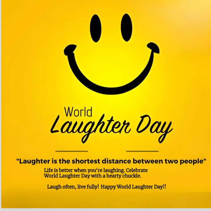 World Laughter Day Template | PosterMyWall