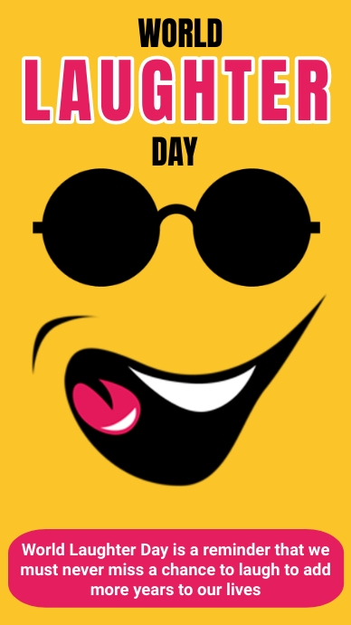 World Laughter Day Post Template | PosterMyWall