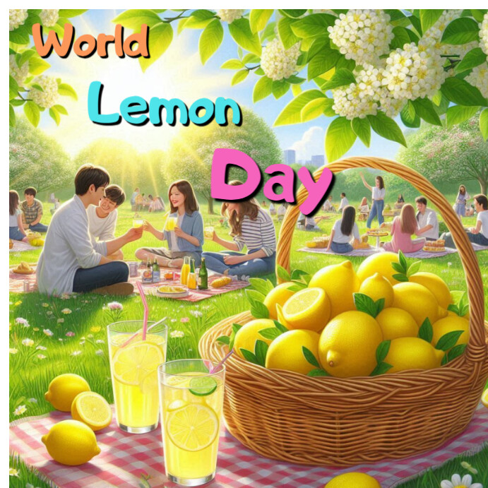Plantilla de World Lemon Day | PosterMyWall