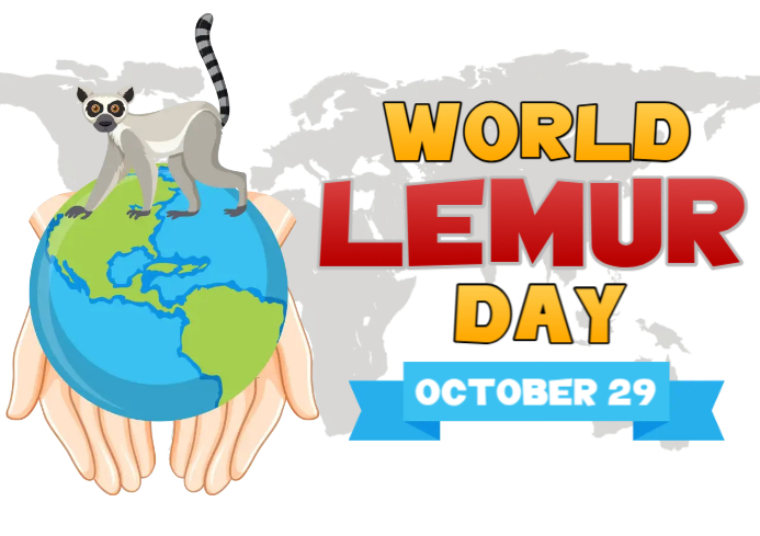 World Lemur Day Template | PosterMyWall