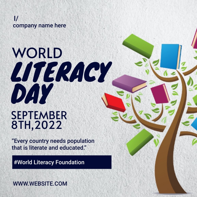 world literacy day Template | PosterMyWall