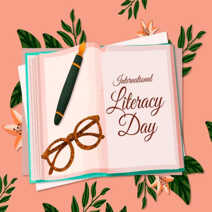 World literacy day poster design template (1) | PosterMyWall