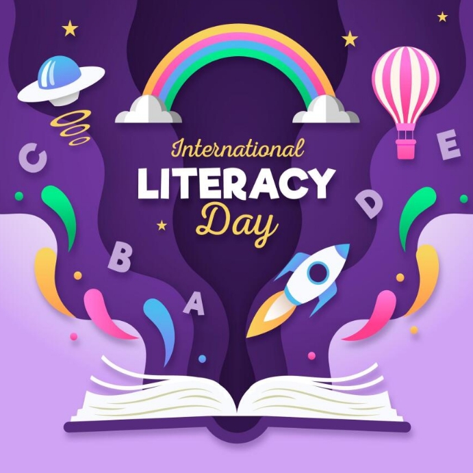 World literacy day poster design template | PosterMyWall