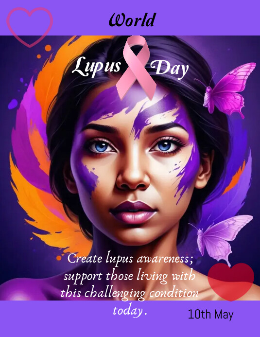 World Lupus Day editable poster template | PosterMyWall