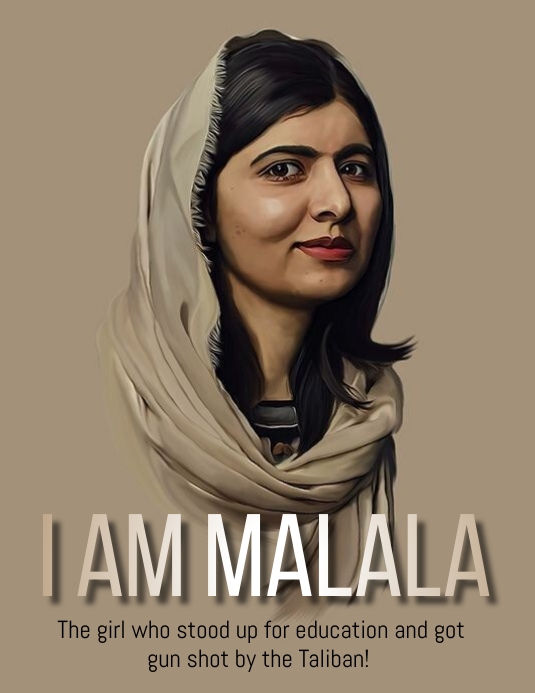 World Malala Yousufzai Day Template | PosterMyWall