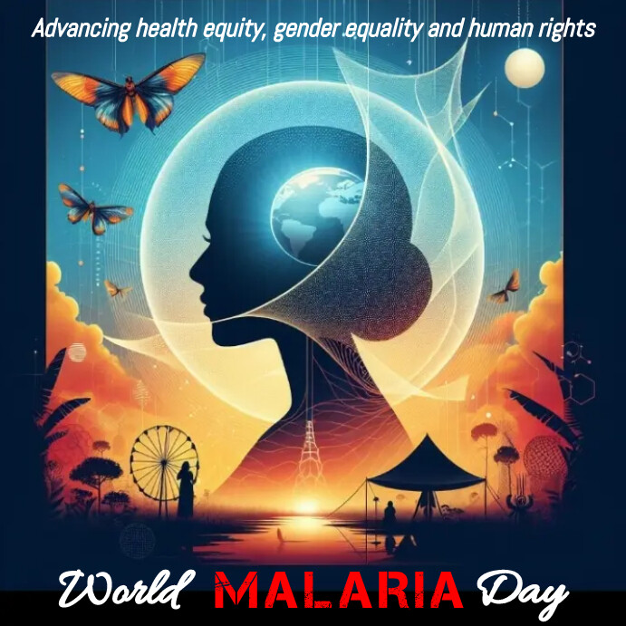 World malaria day background design template | PosterMyWall