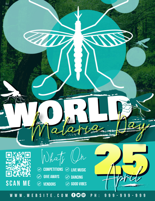 World Malaria Day Poster Template | PosterMyWall
