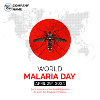 World Malaria day Social Media post Template | PosterMyWall